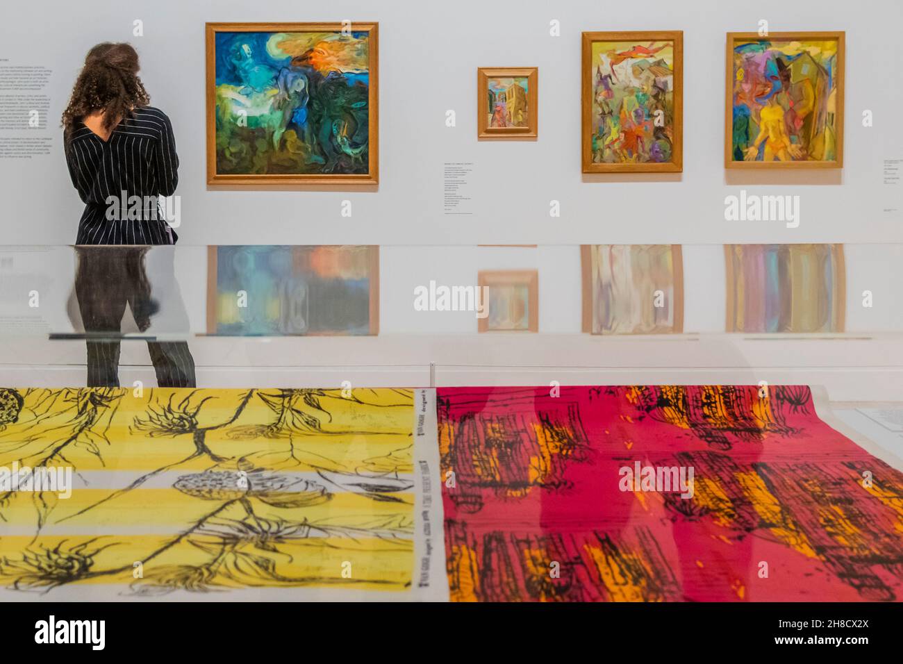 London, UK. 29th Nov, 2021. works by Althea Mcknish and John Lyons and ...