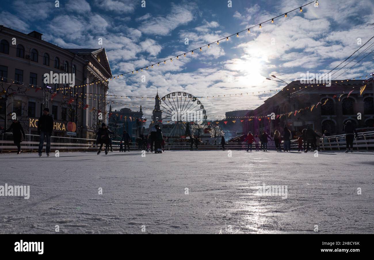 Ice rink bridge hi-res stock photography and images - Alamy