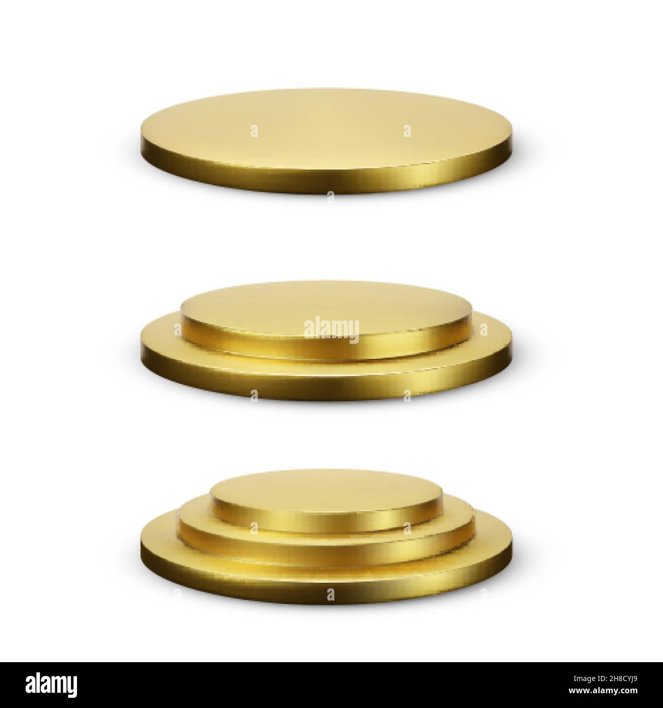 Podium platform realistic vector Cut Out Stock Images & Pictures - Alamy