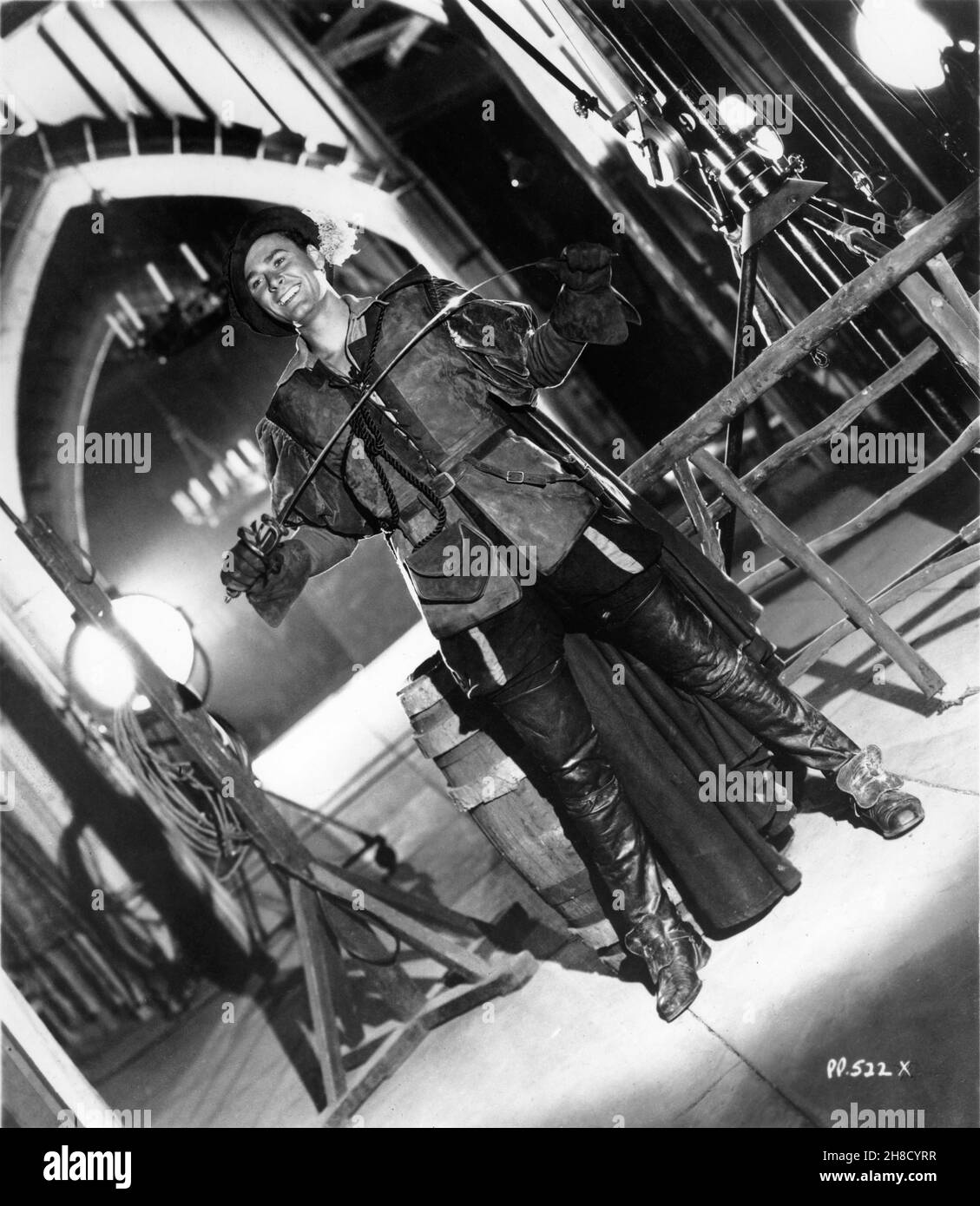 ERROL FLYNN On Set Portrait as Miles Hendon in THE PRINCE AND THE ...