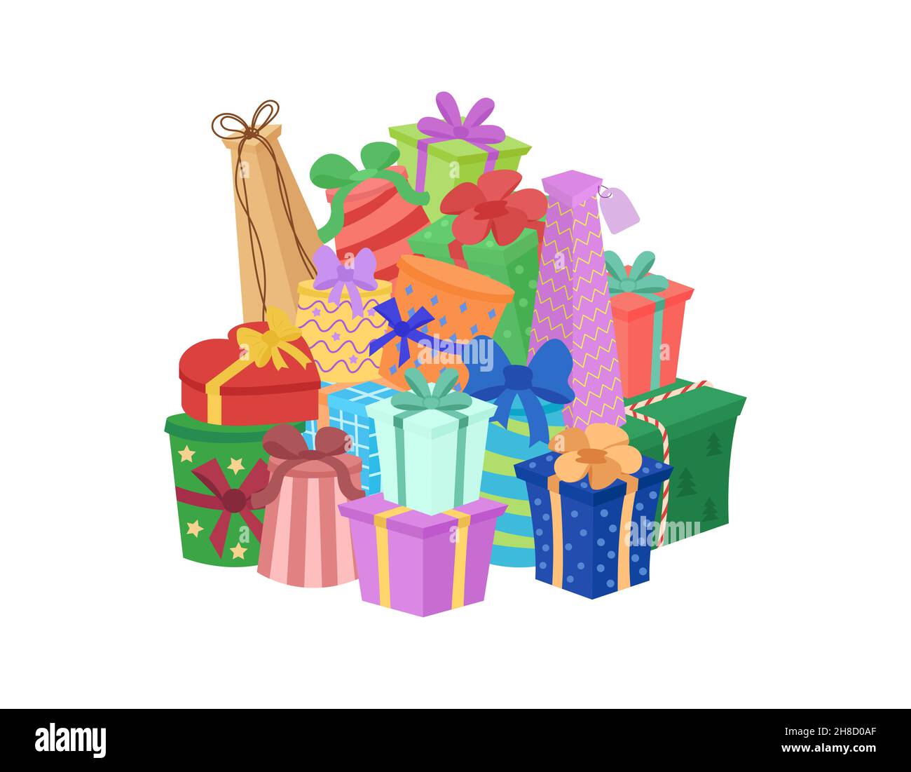 Pile Of Gifts Clipart