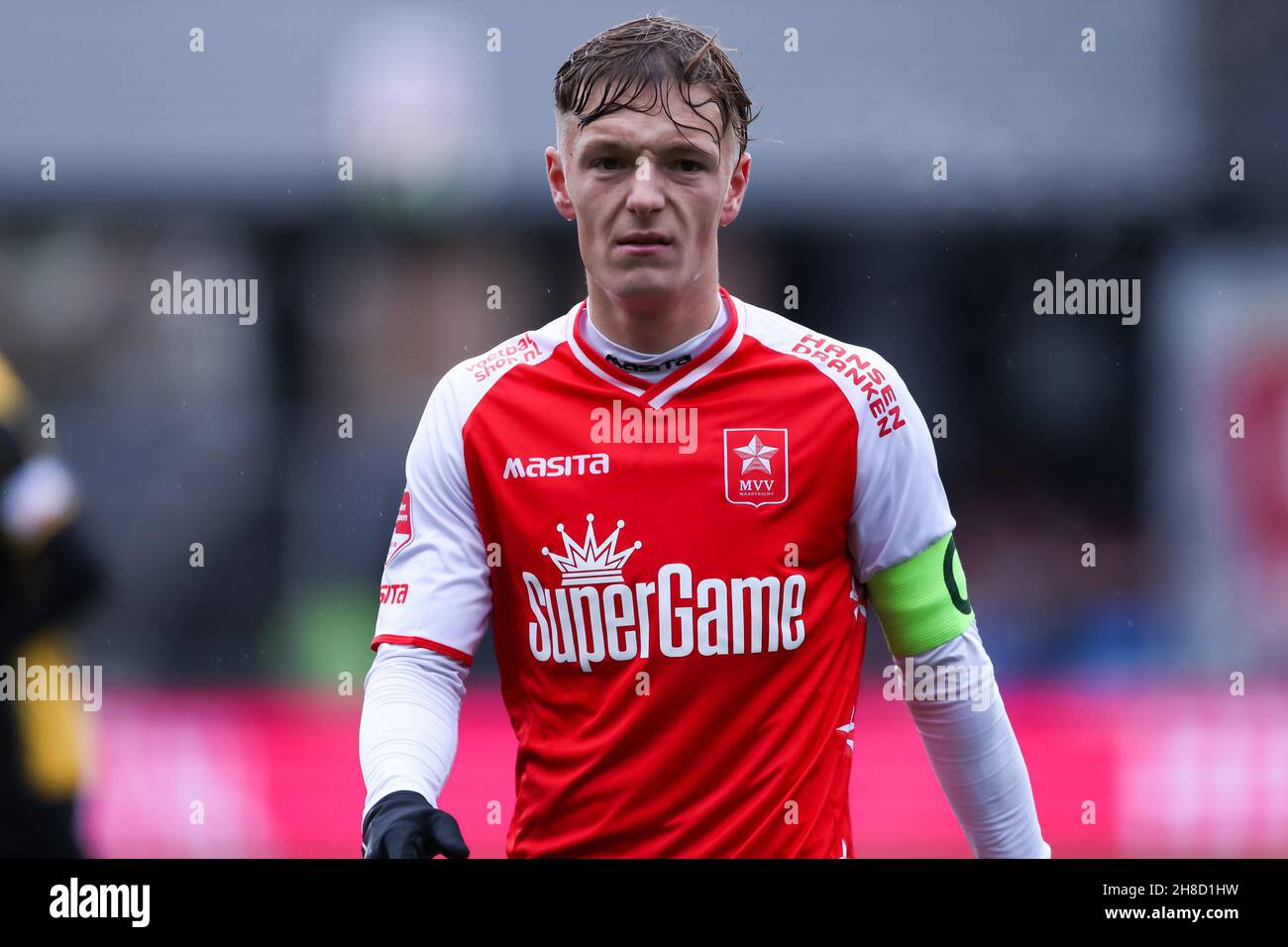MAASTRICHT, NETHERLANDS - NOVEMBER 29: Sven Blummel of MVV Maastricht ...