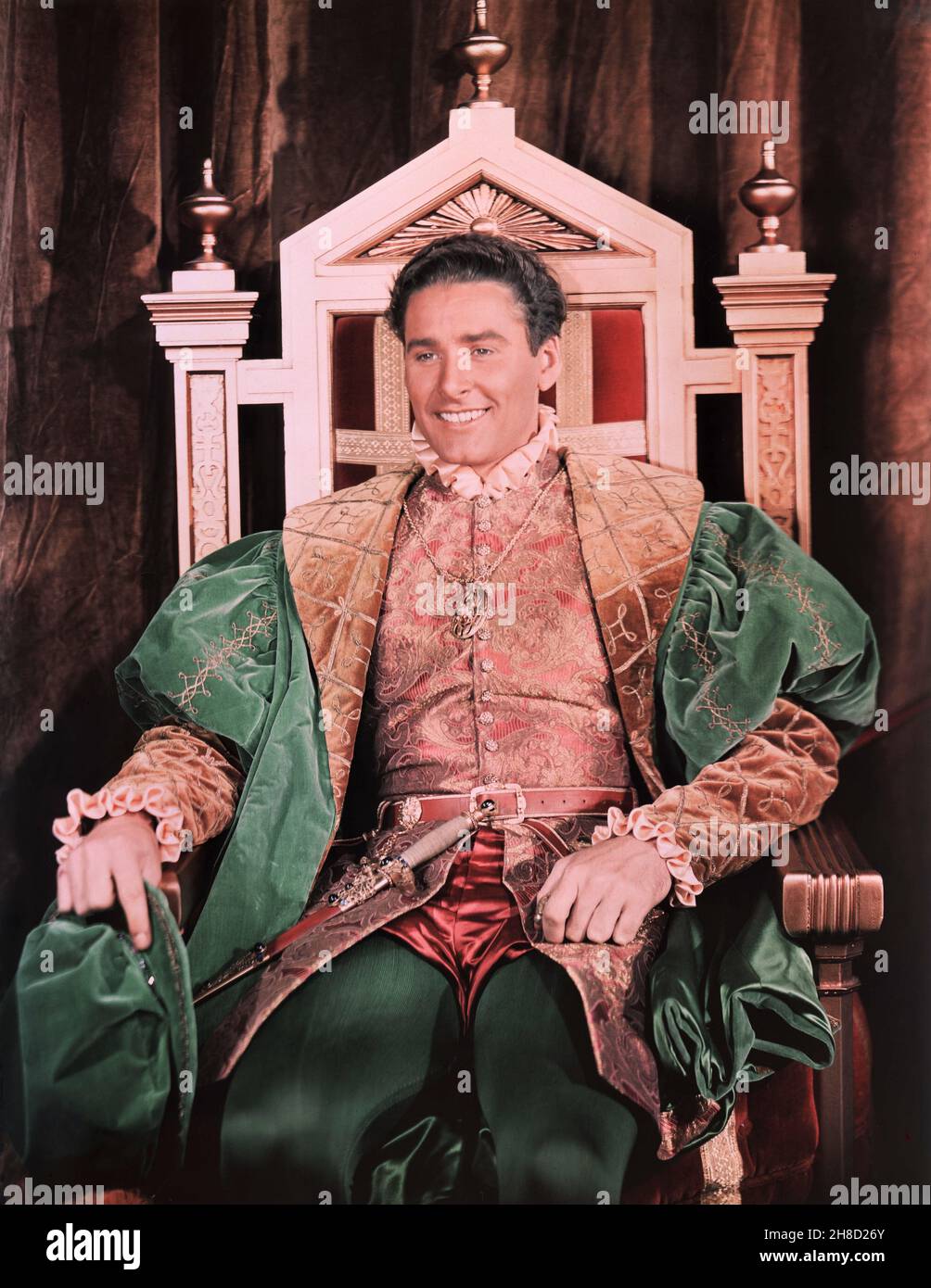ERROL FLYNN Colour Portrait as Miles Hendon in the SPICER - DUFAY ...