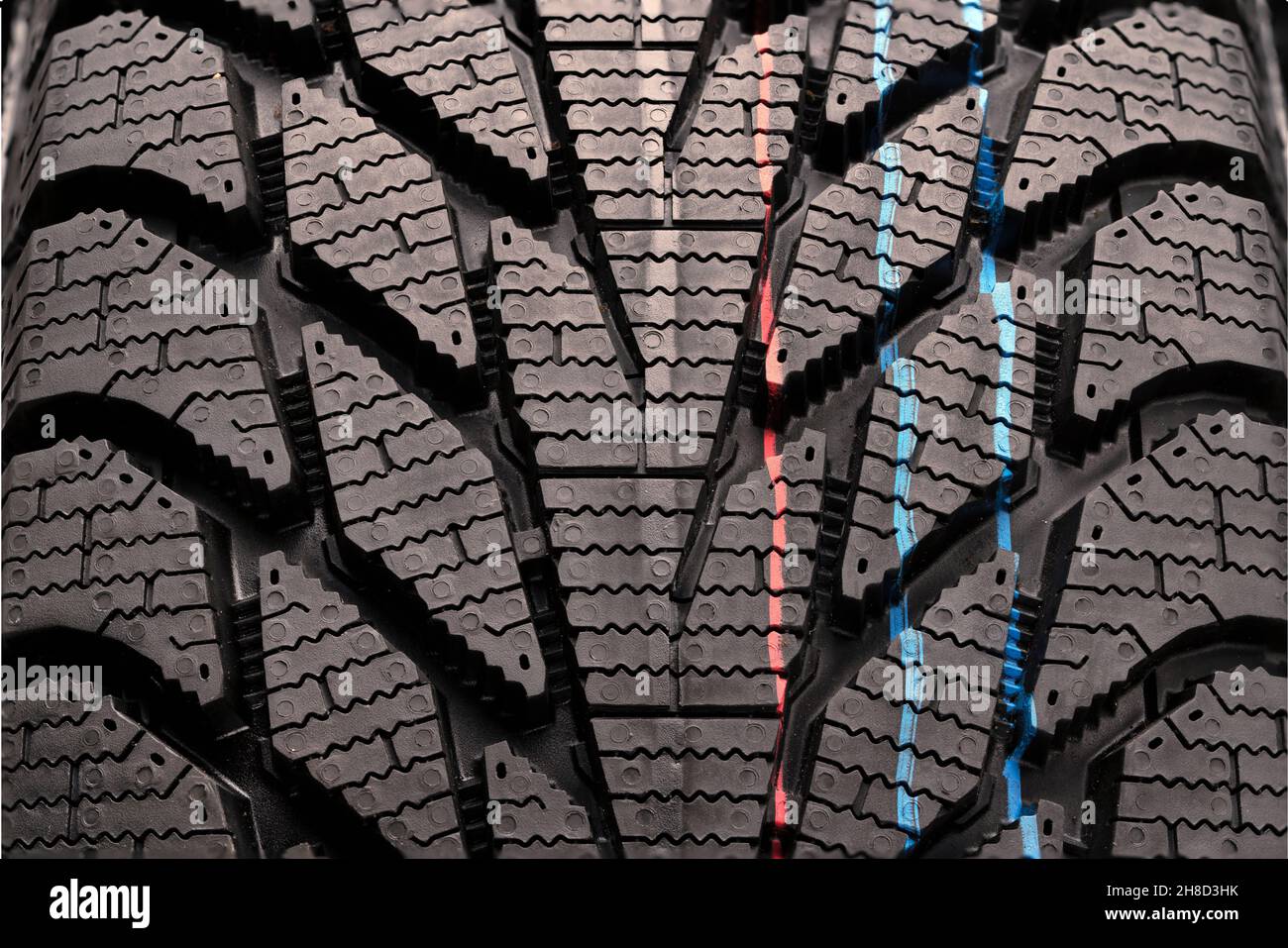 winter tire tread close-up. safe winter tires drawing background Stock ...