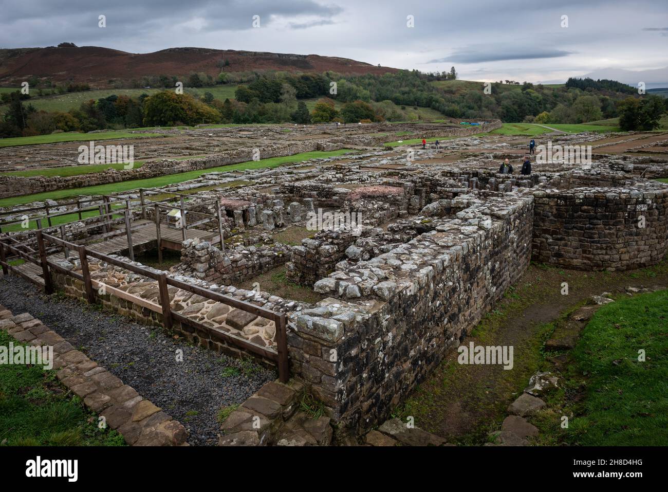 Vindolanda Roman fort and village near Hadrian's Wall, Northumberland ...