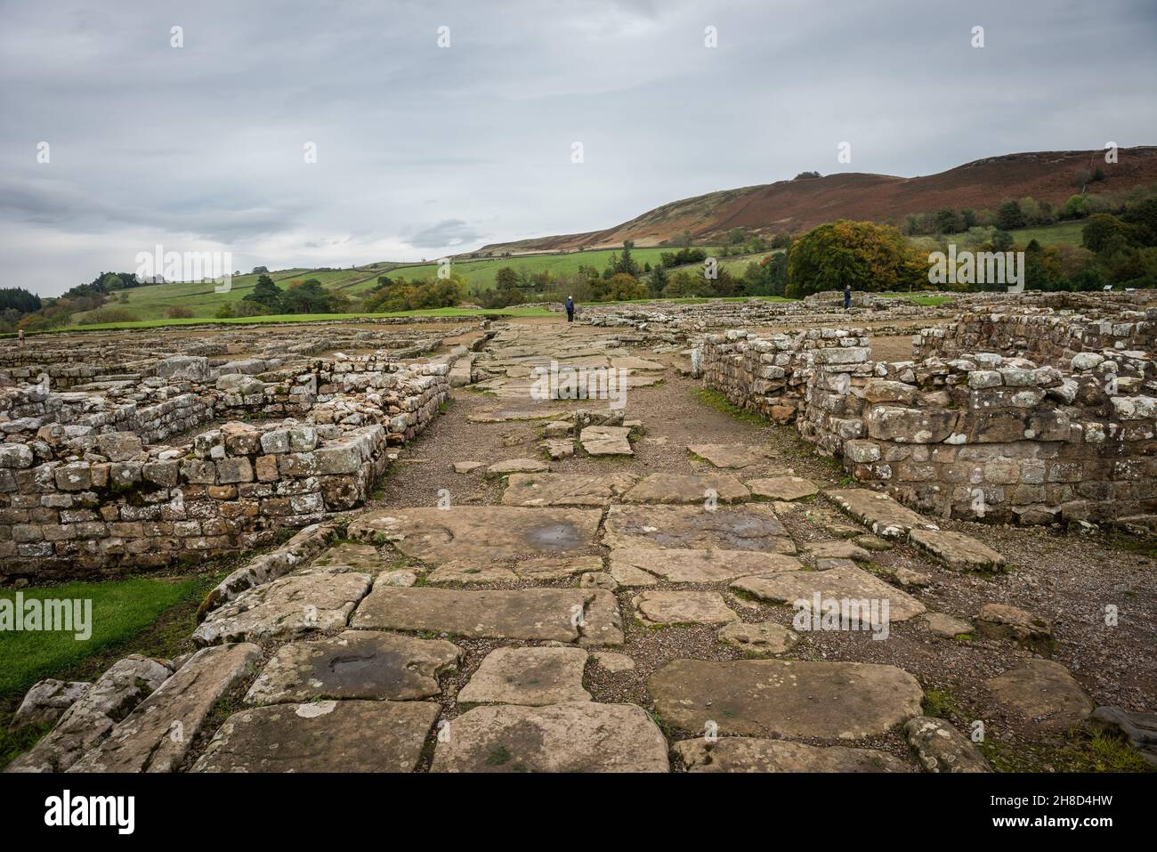 Vindolanda Roman fort and village near Hadrian's Wall, Northumberland ...