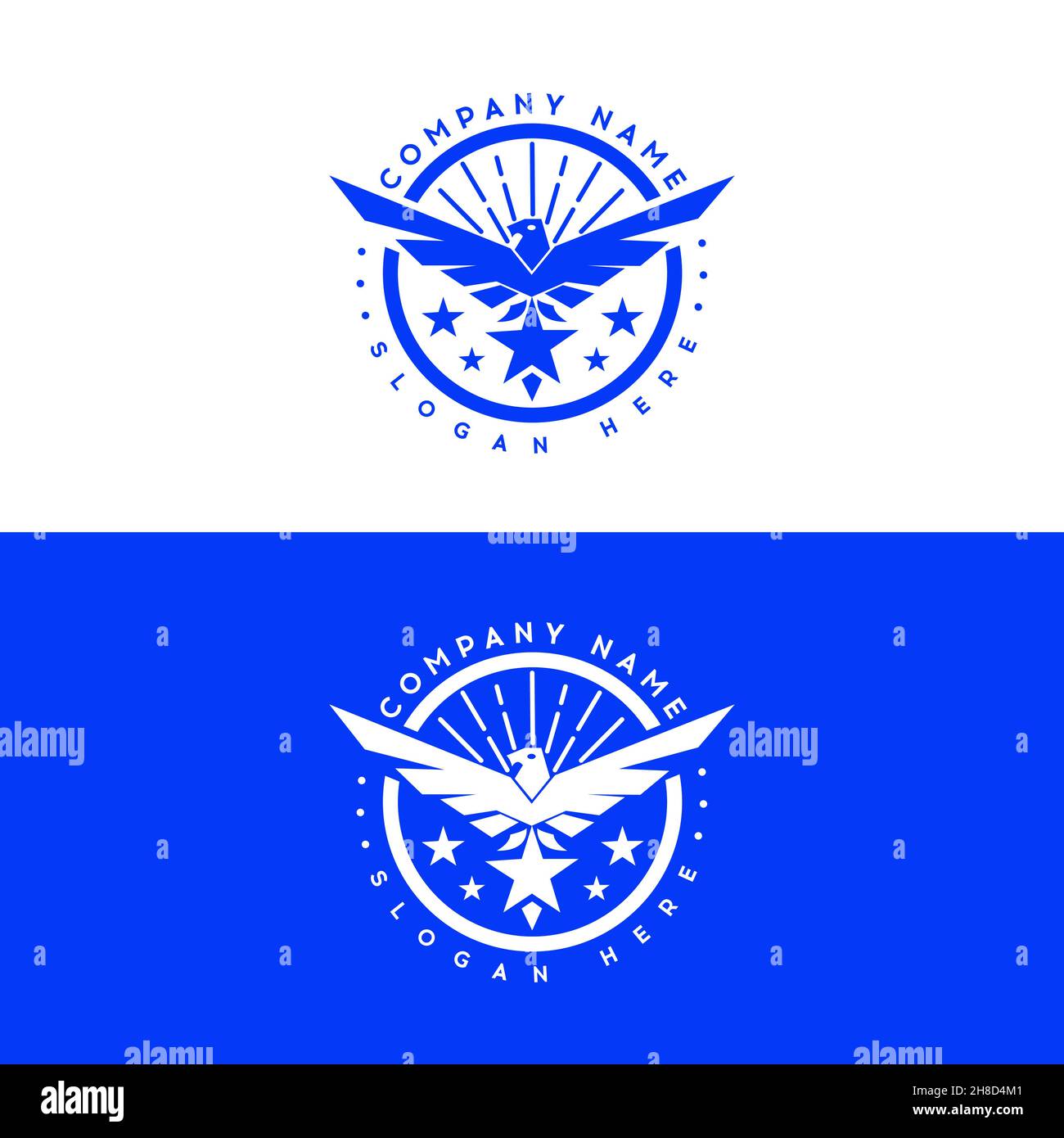 Abstract stylized eagle.Minimal modern logo Stock Vector Image & Art ...