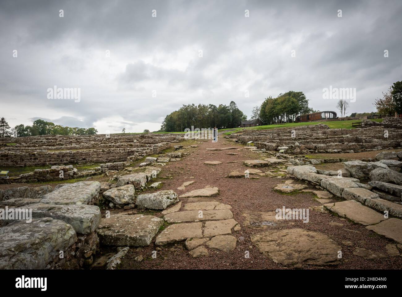Vindolanda Roman fort and village near Hadrian's Wall, Northumberland ...