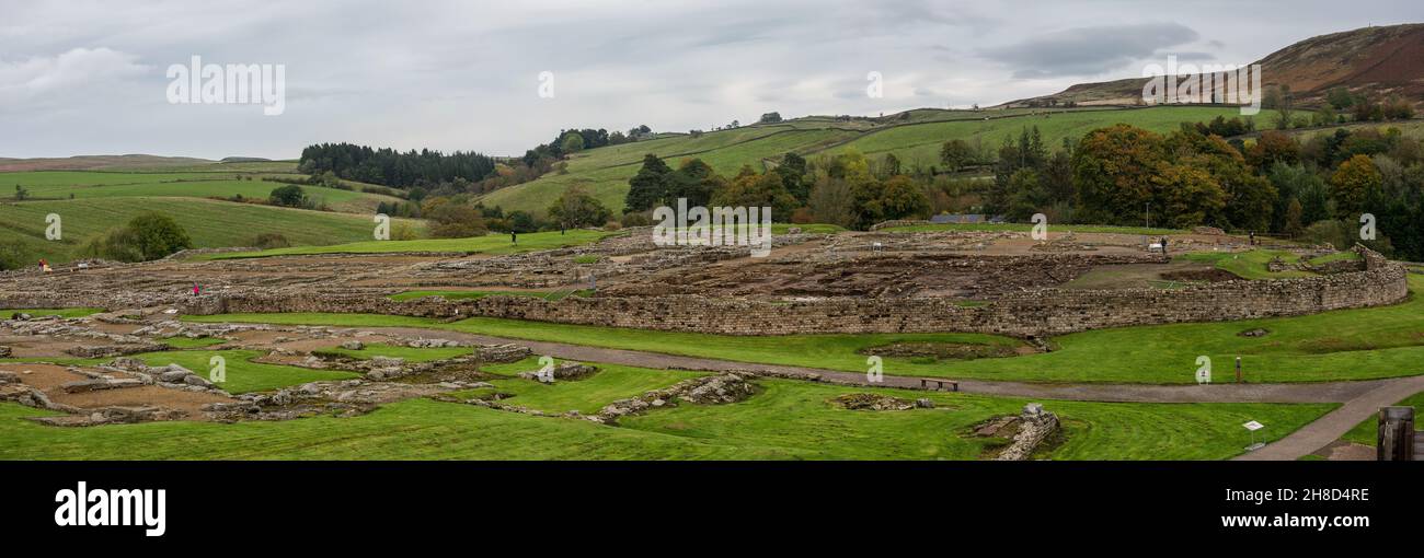 Vindolanda Roman fort and village near Hadrian's Wall, Northumberland ...