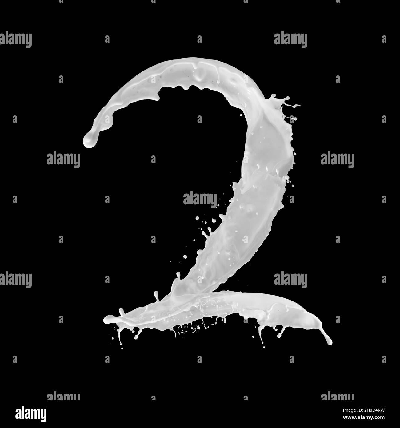 Number 2 light Black and White Stock Photos & Images - Alamy