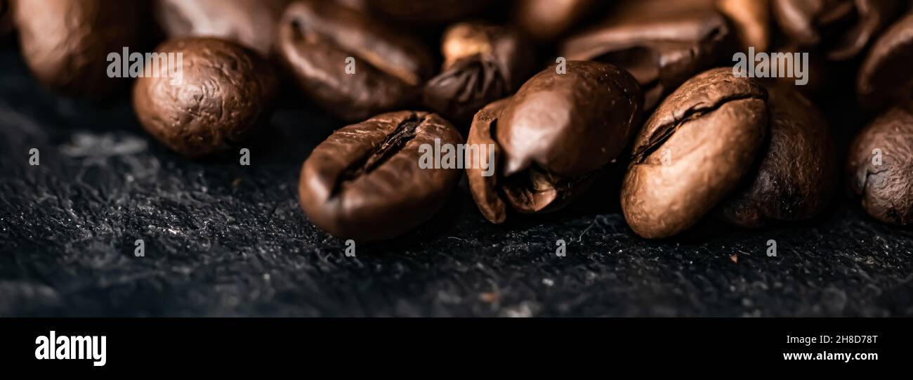 Coffee beans background, roasted signature bean with rich flavour, best ...