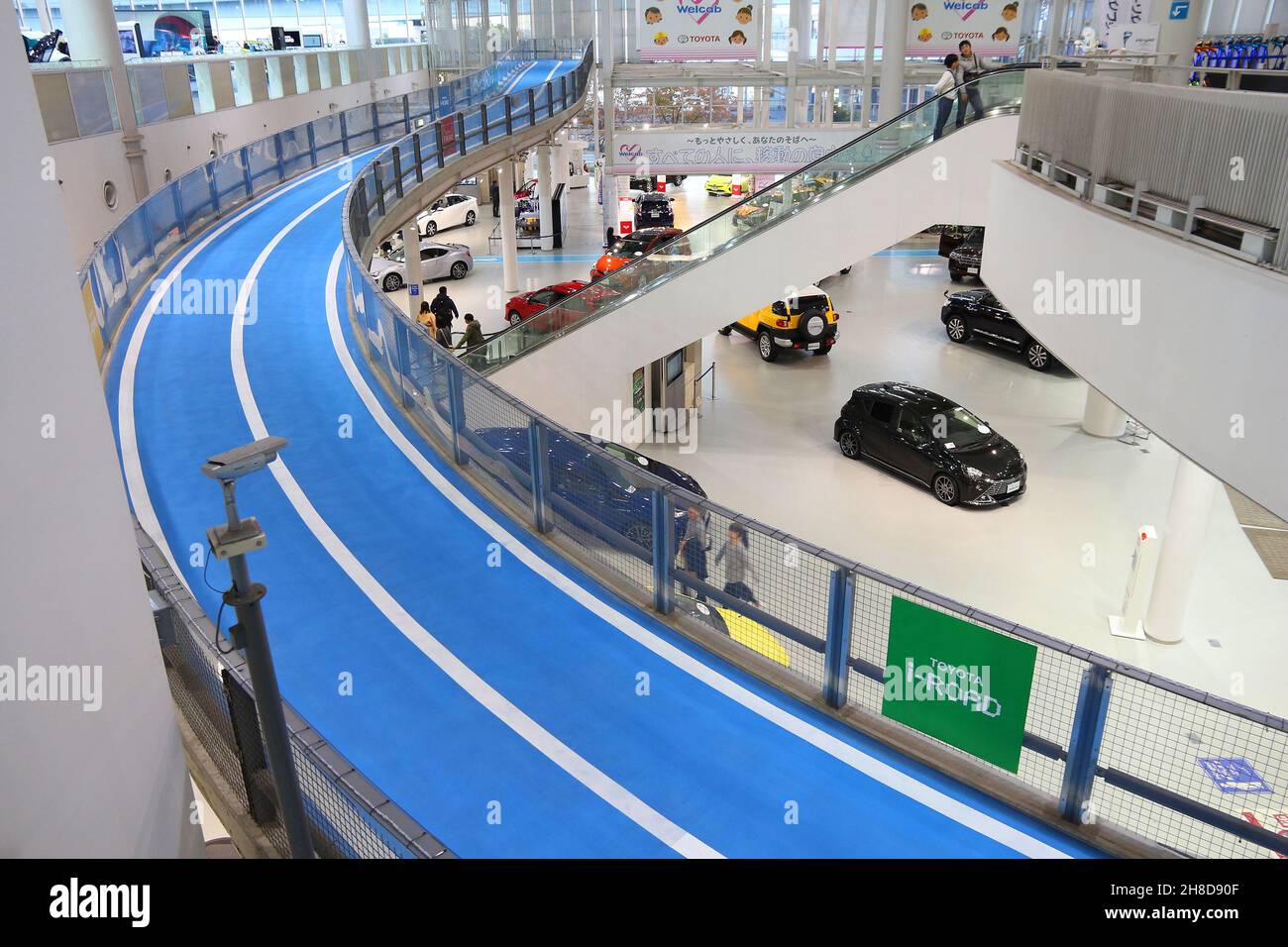 TOKYO, JAPAN - DECEMBER 2, 2016: People visit Mega Web: Toyota City ...