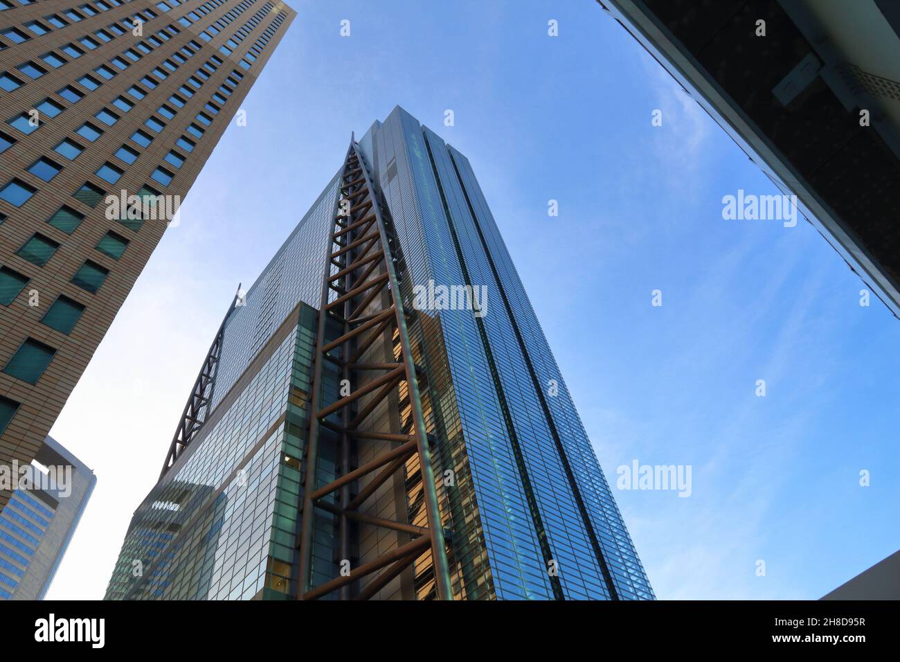 TOKYO, JAPAN - DECEMBER 2, 2016: Nittele Tower skyscraper in Tokyo ...