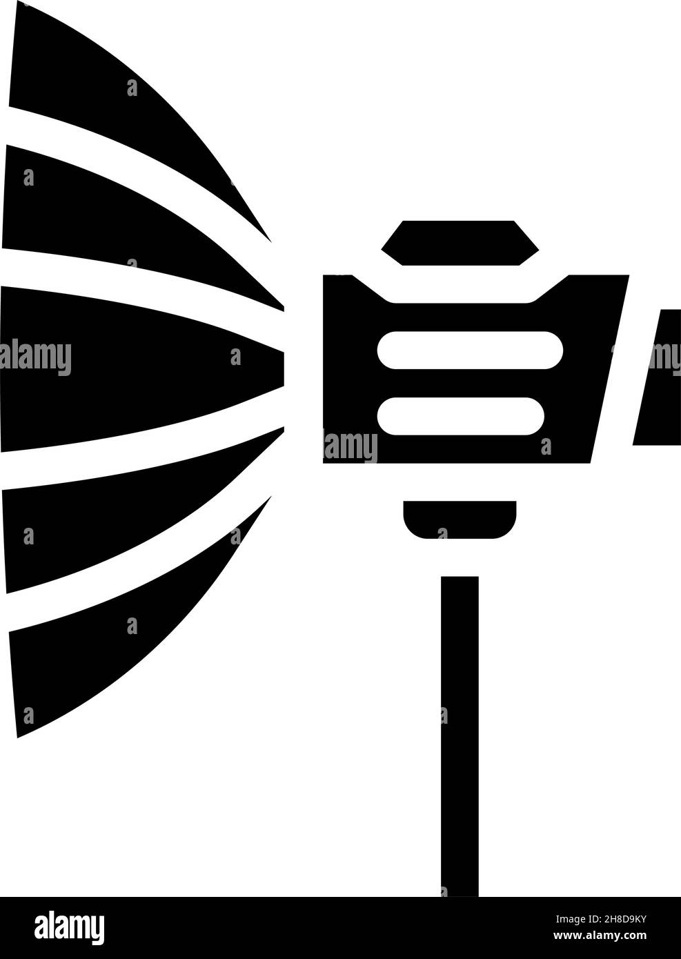 soft box electronic tool glyph icon vector illustration Stock Vector ...