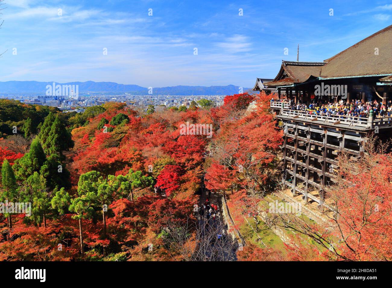Kyoto landmarks, Japan. Kiyomizu-dera Temple in autumn Stock Photo - Alamy