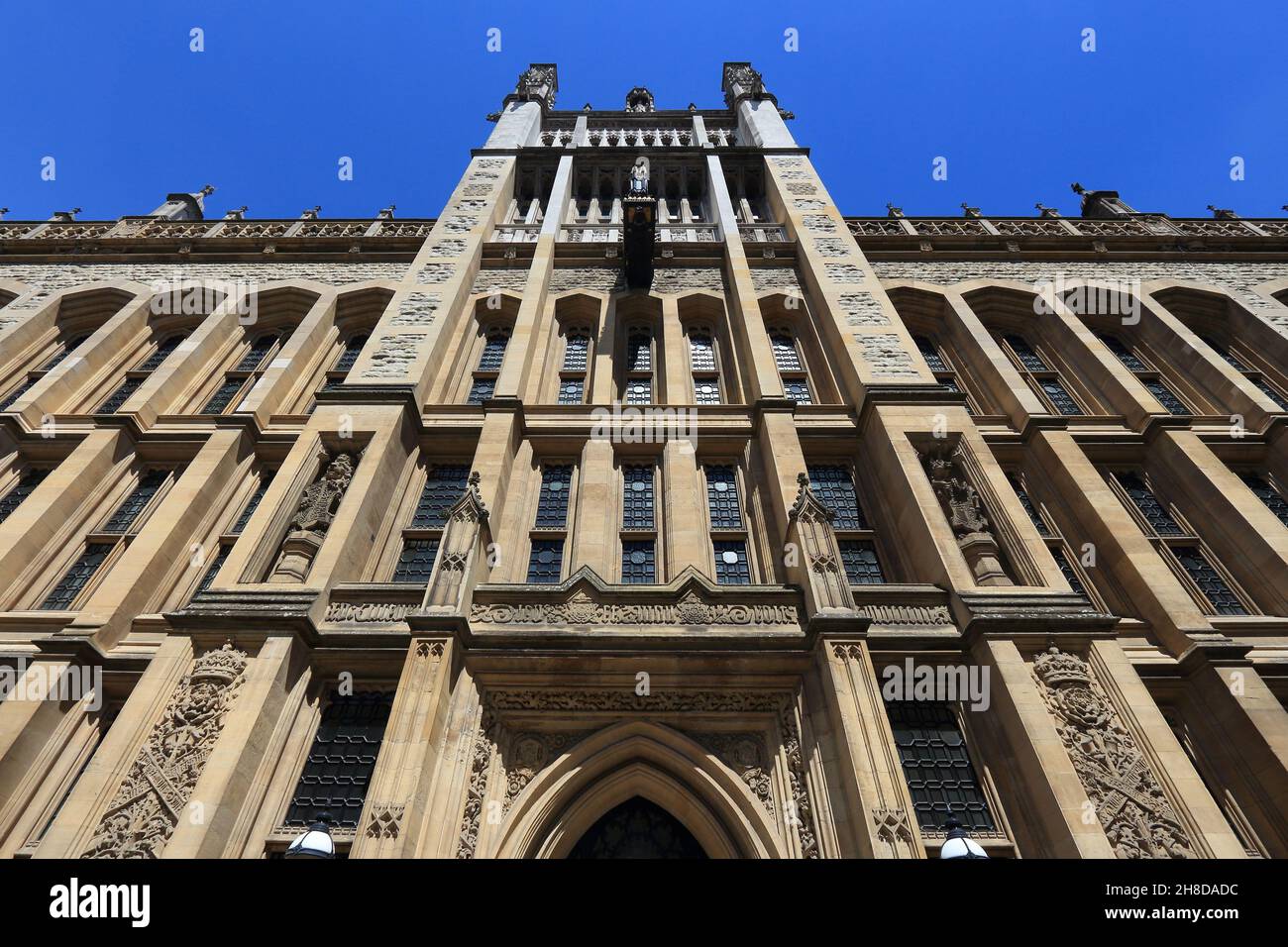 London UK landmark - Maughan Library of King's College London ...