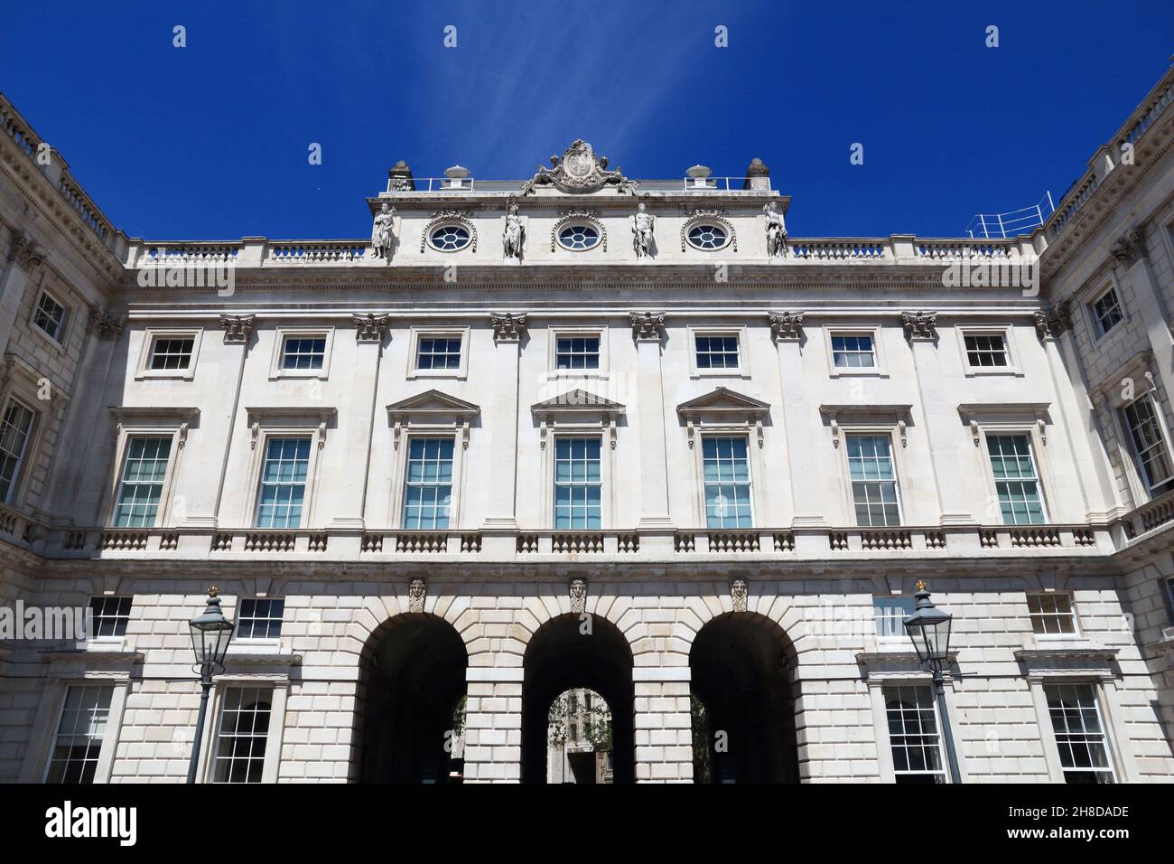 Somerset House - landmark building in London, UK. Currently part of ...