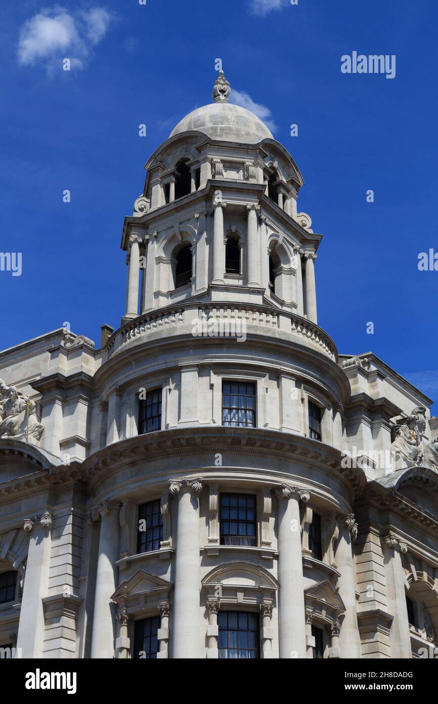 London, UK - governmental building at Whitehall. Old War Office Stock ...
