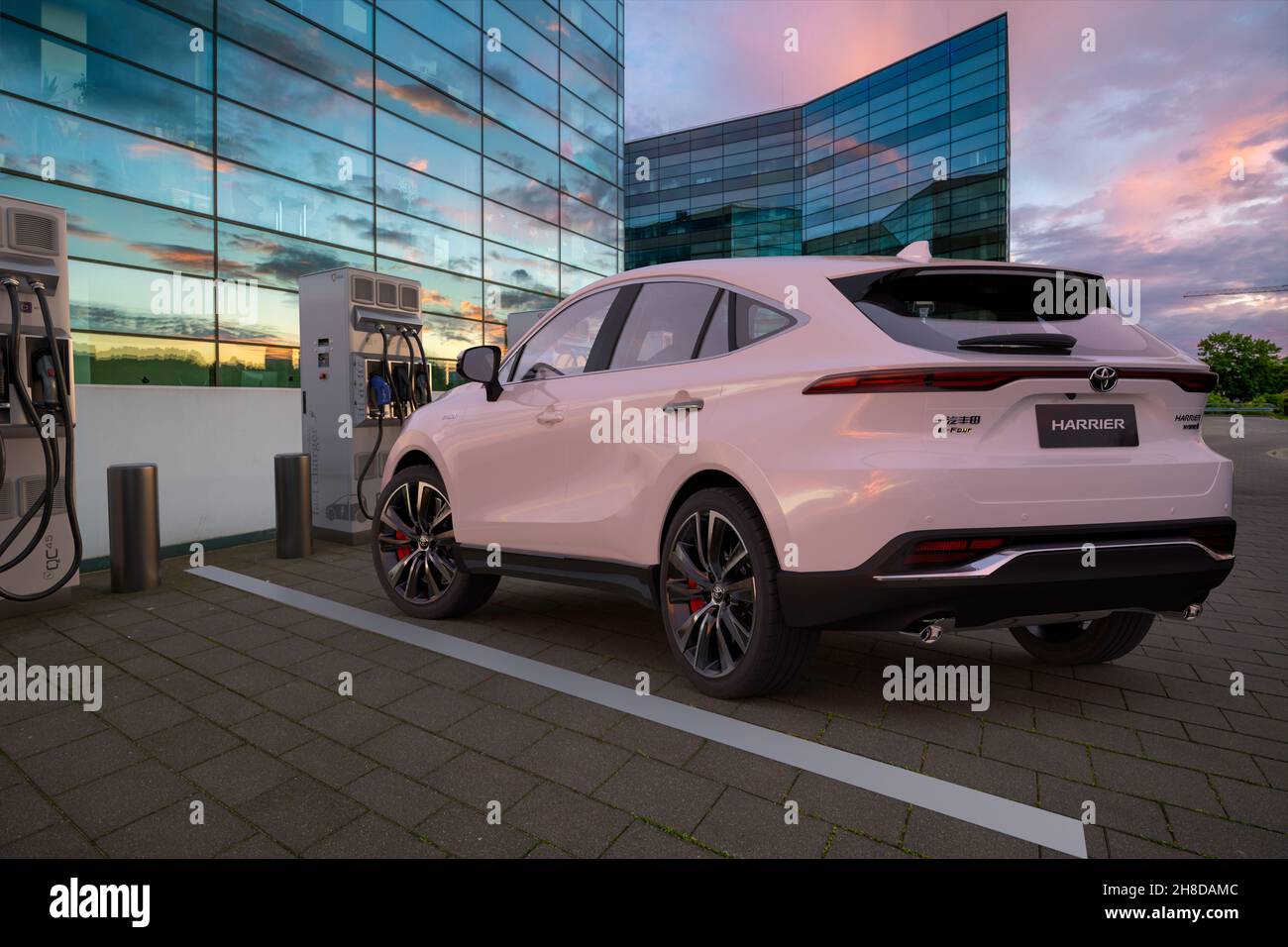 New SUV Toyota Harrier Stock Photo - Alamy