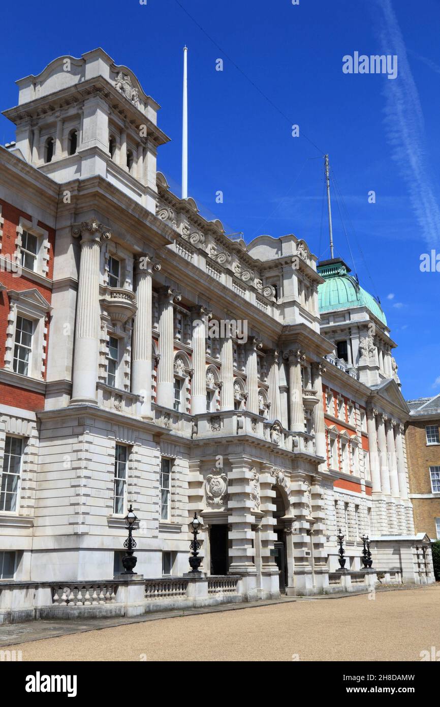 London Admiralty House. One of Whitehall government buildings in London ...