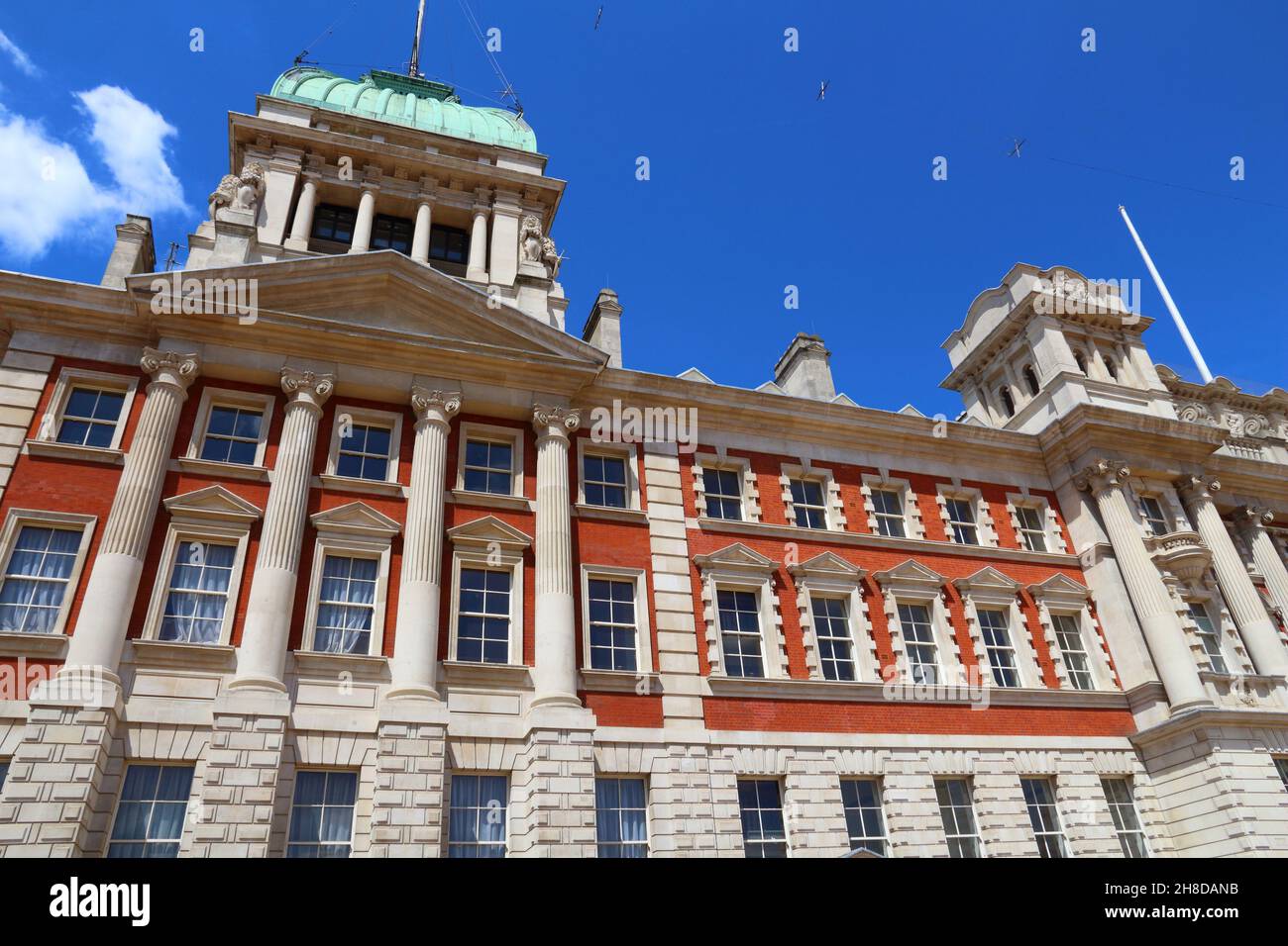 London Admiralty House. One of Whitehall government buildings in London ...