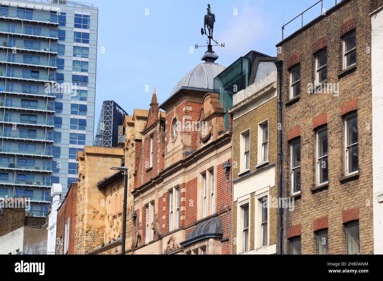 London Aldgate East street in Whitechapel area Stock Photo - Alamy
