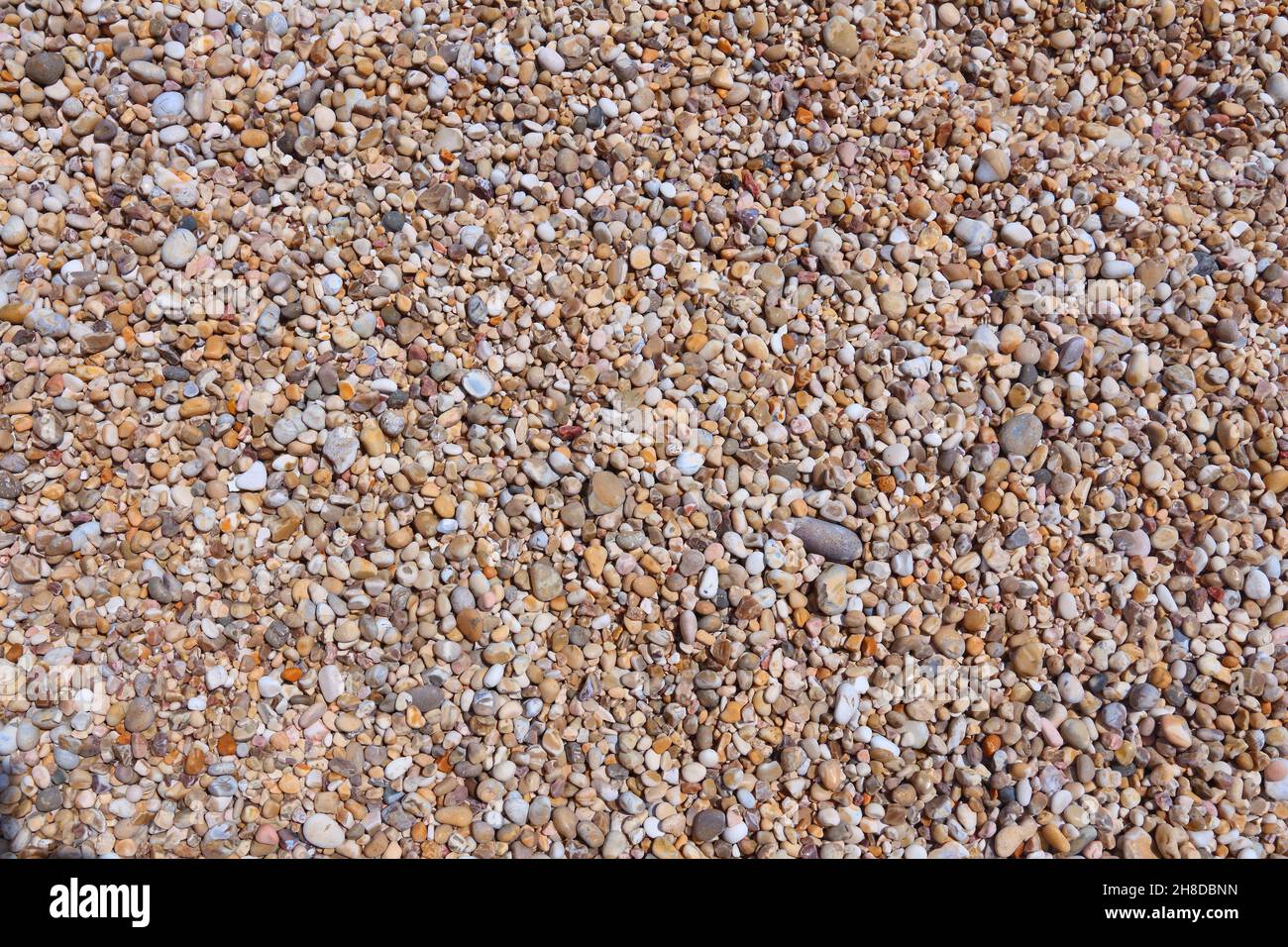 Pebbles background - shingle beach pattern in Gargano Peninsula, Italy ...
