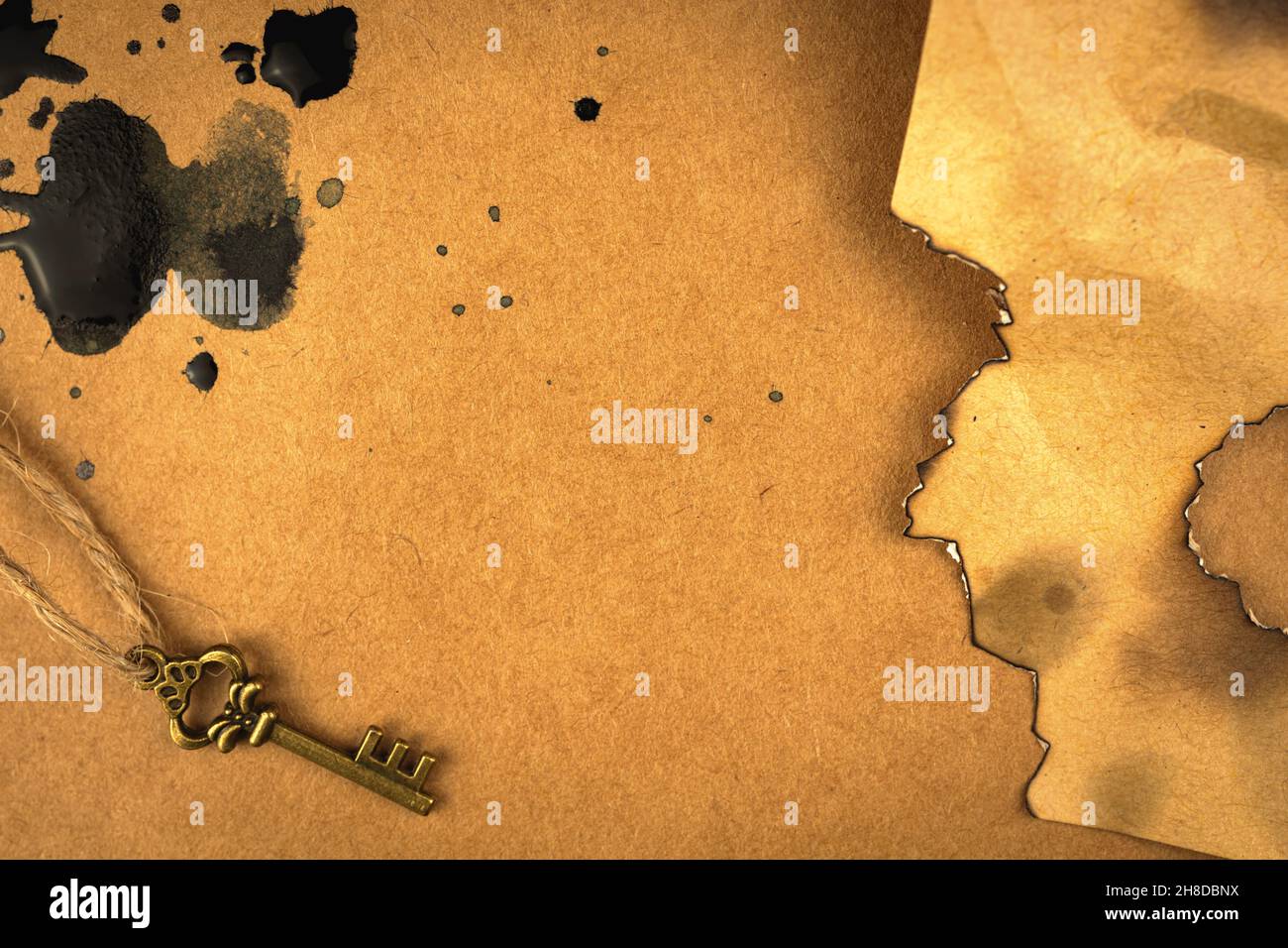 Vintage letter background. Old paper texture. Concept of love letters ...