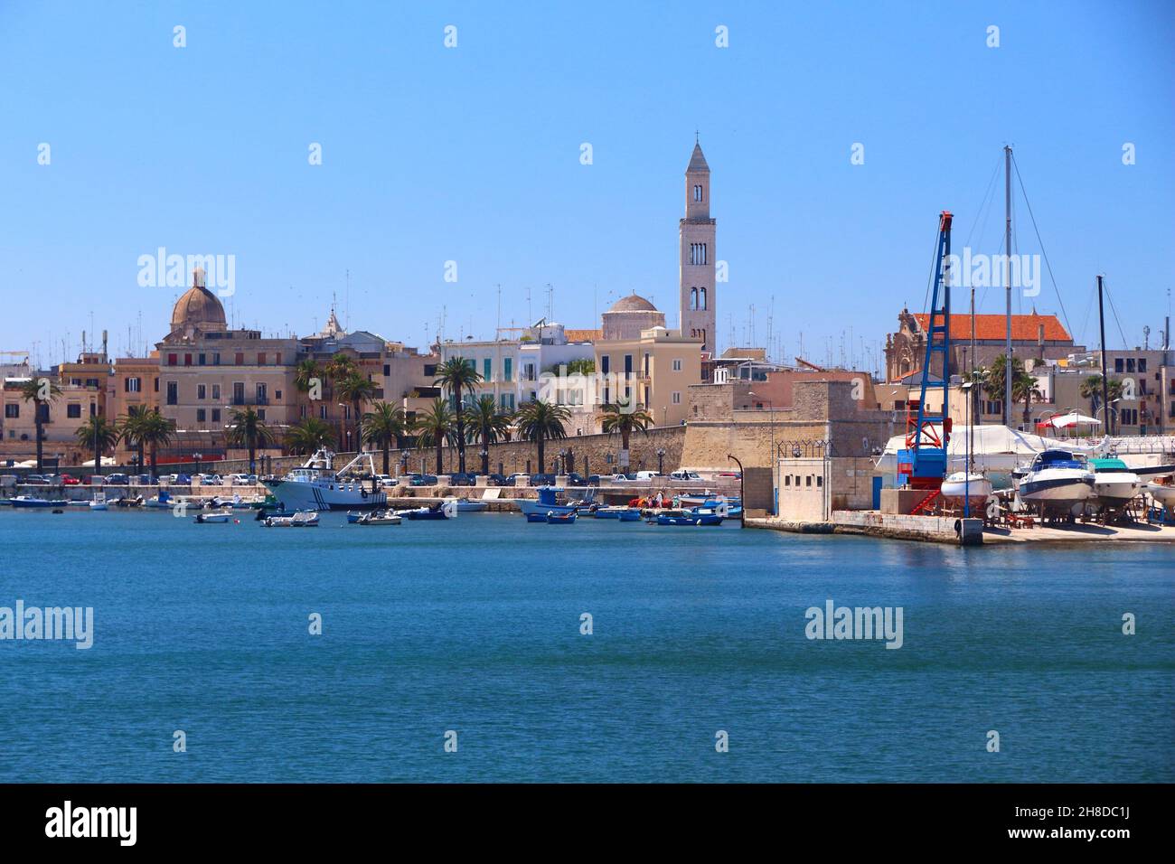 Bari skyline - Old Town view in Italy Stock Photo - Alamy