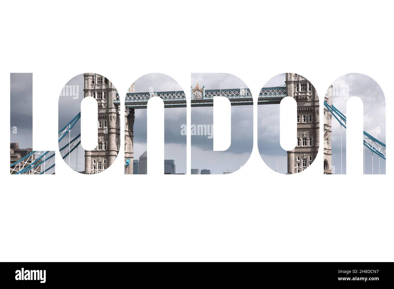 London, UK - travel postcard word sign. City name text Stock Photo - Alamy