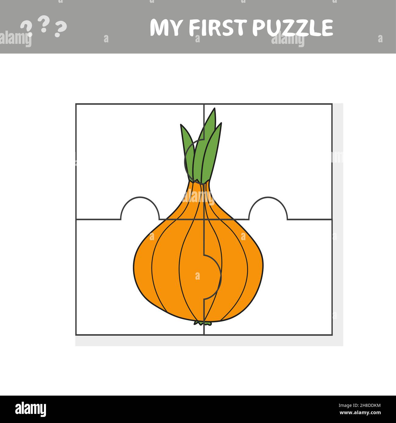 Easy educational paper game for kids. Simple kid application with Onion ...