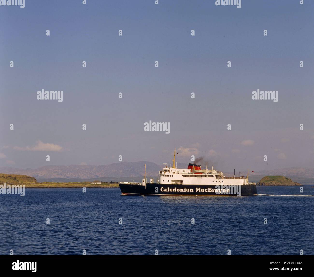 MV Columba in Oban bay 1980s Stock Photo - Alamy