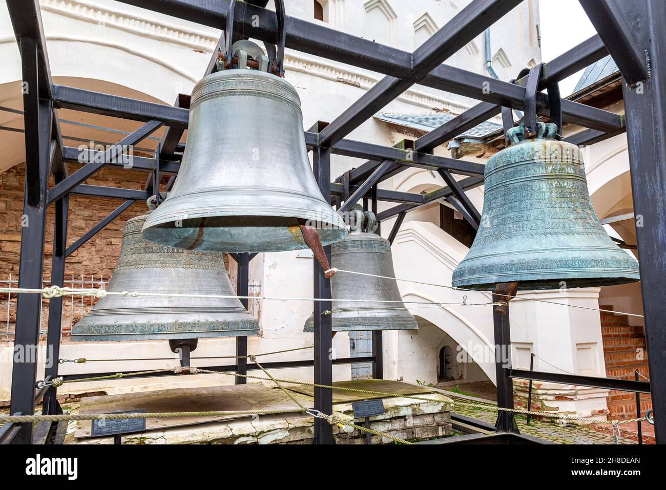 Old church bells at the Novgorod kremlin, Russia Stock Photo - Alamy