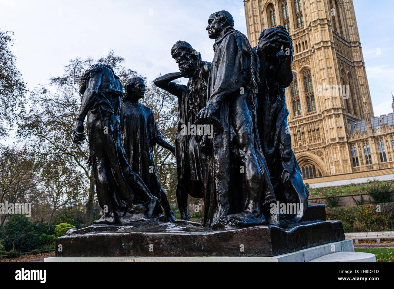 The Burghers of Calais (Les Bourgeois de Calais) bronze sculpture by ...