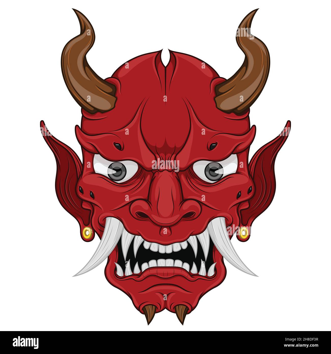 Japanese Demon Face