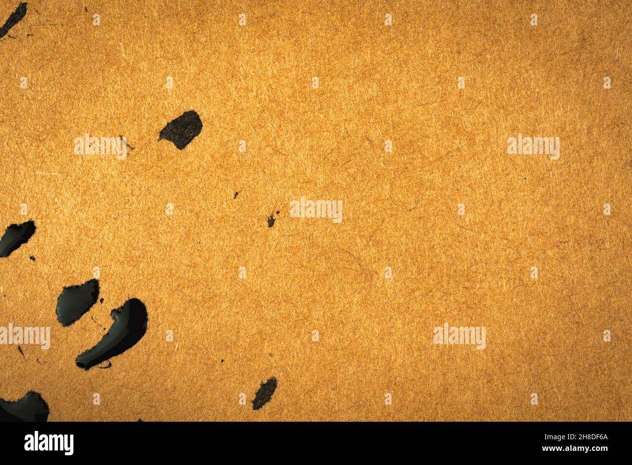 Vintage love letter background, old paper texture, ink drops. Postcard ...