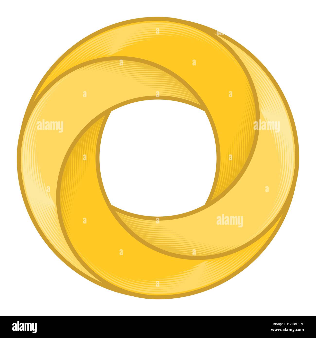 Impossible circle shape optical Cut Out Stock Images & Pictures - Alamy