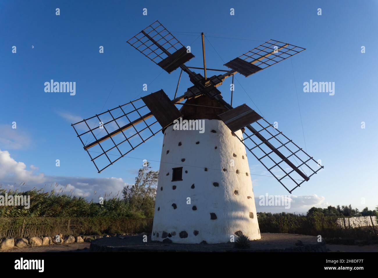 Old Windmill in Fuerteventura Stock Photo - Alamy