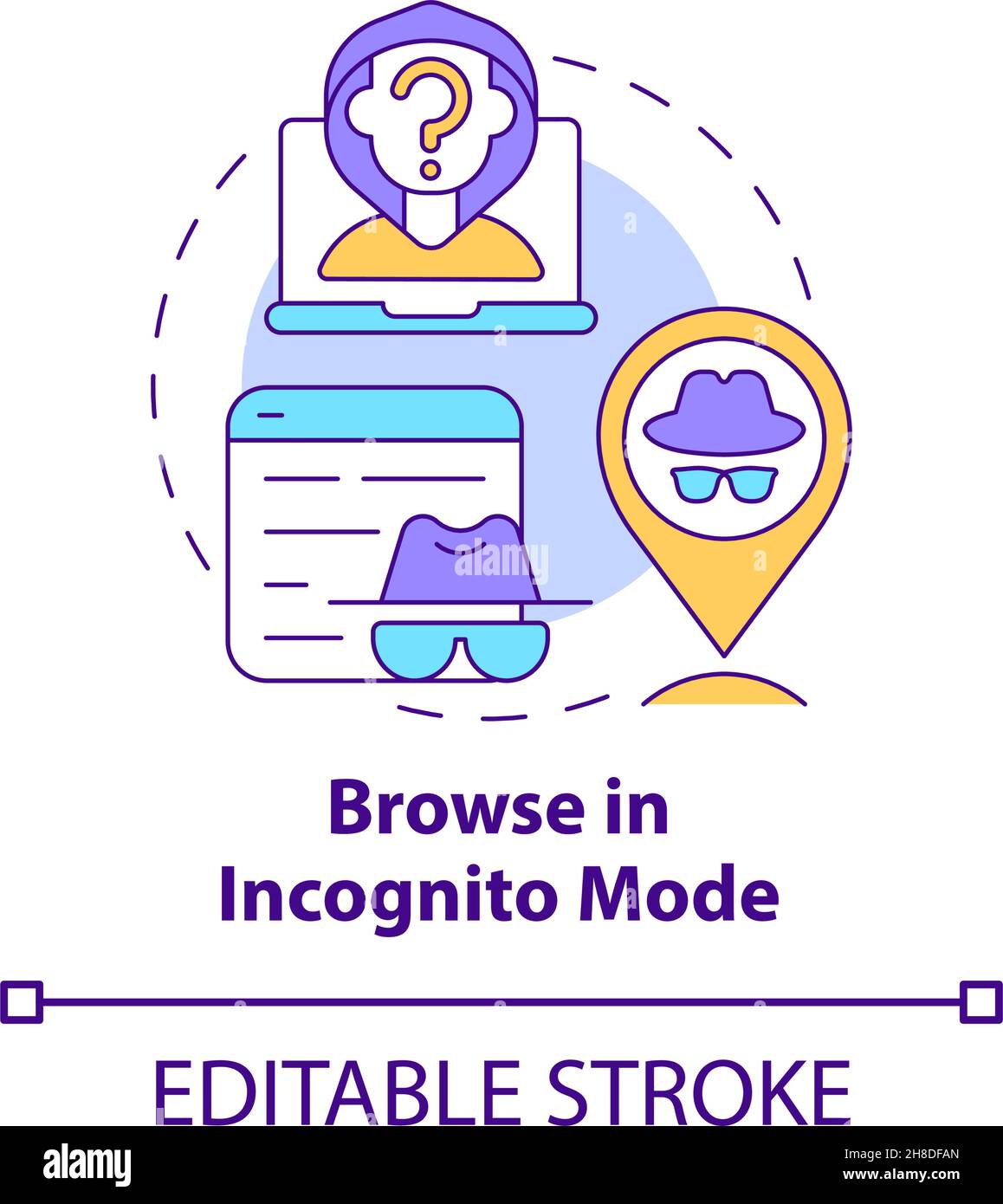 Incognito mode hi-res stock photography and images - Alamy