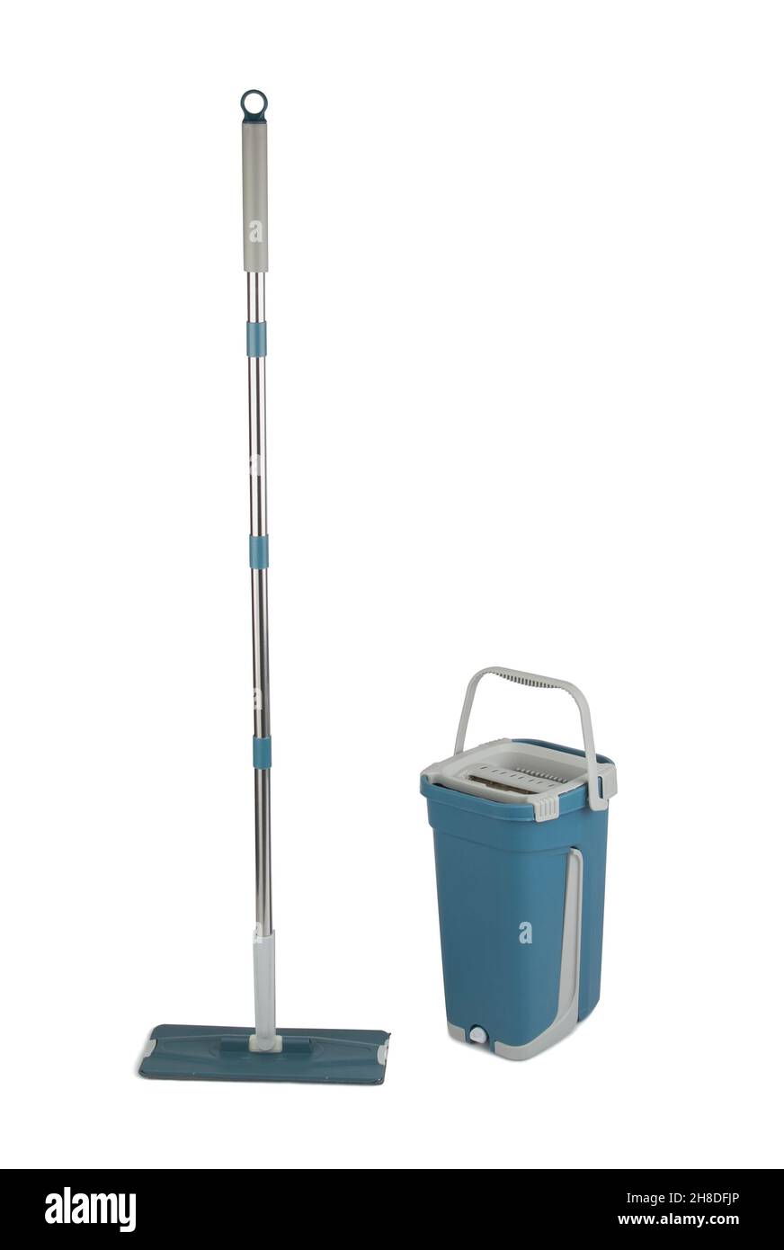 Cleaner bucket on floor Cut Out Stock Images & Pictures - Alamy