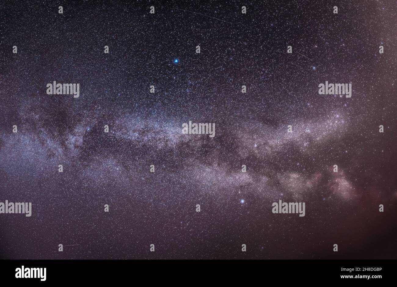Real Night Sky Stars With Milky Way Galaxy. Natural Starry Sky ...