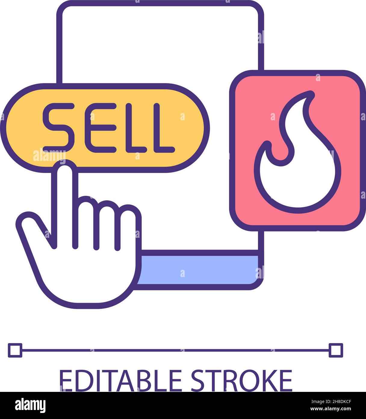 Trending online digital business Stock Vector Images - Alamy