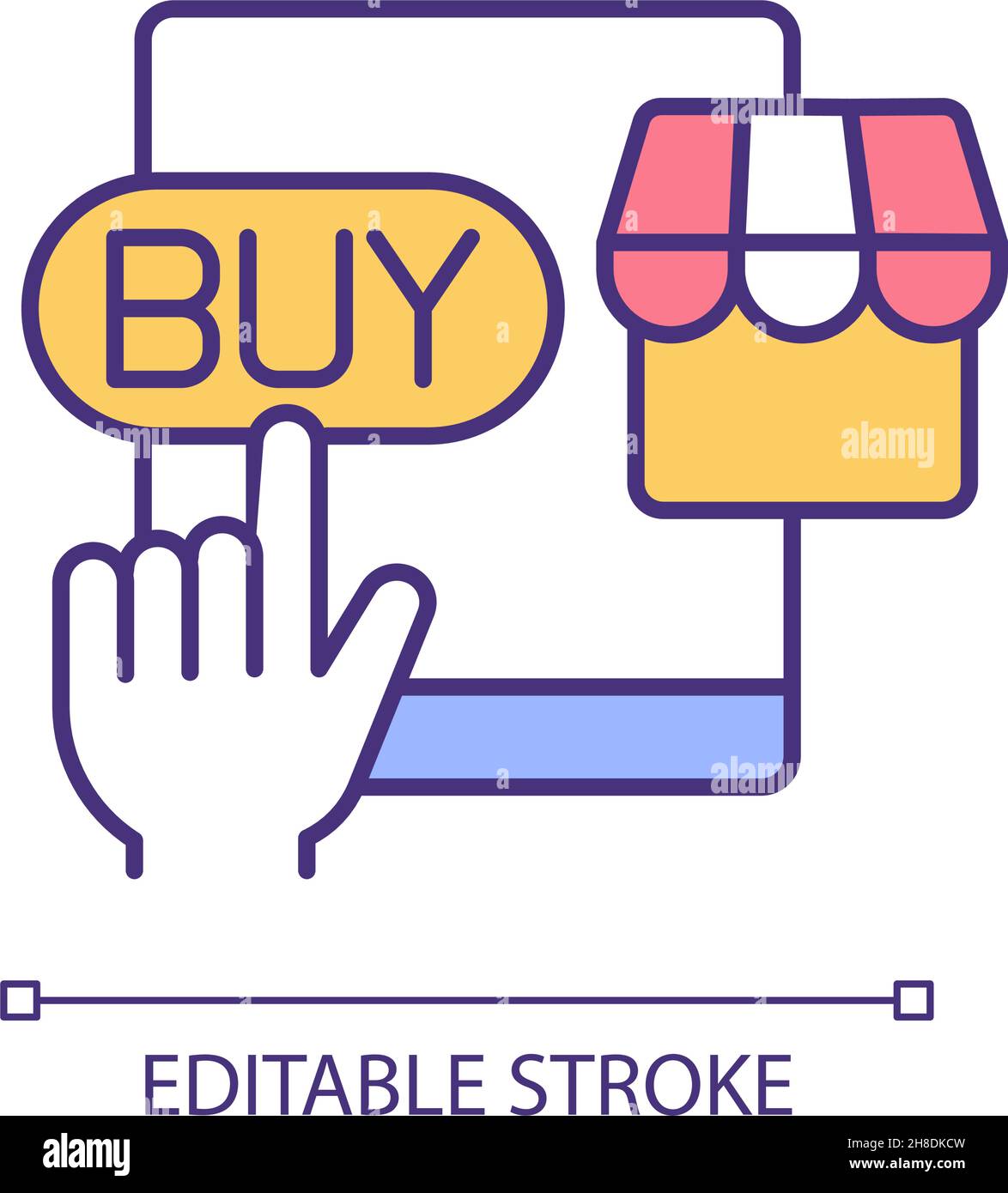 Retail technology experience Stock Vector Images - Alamy