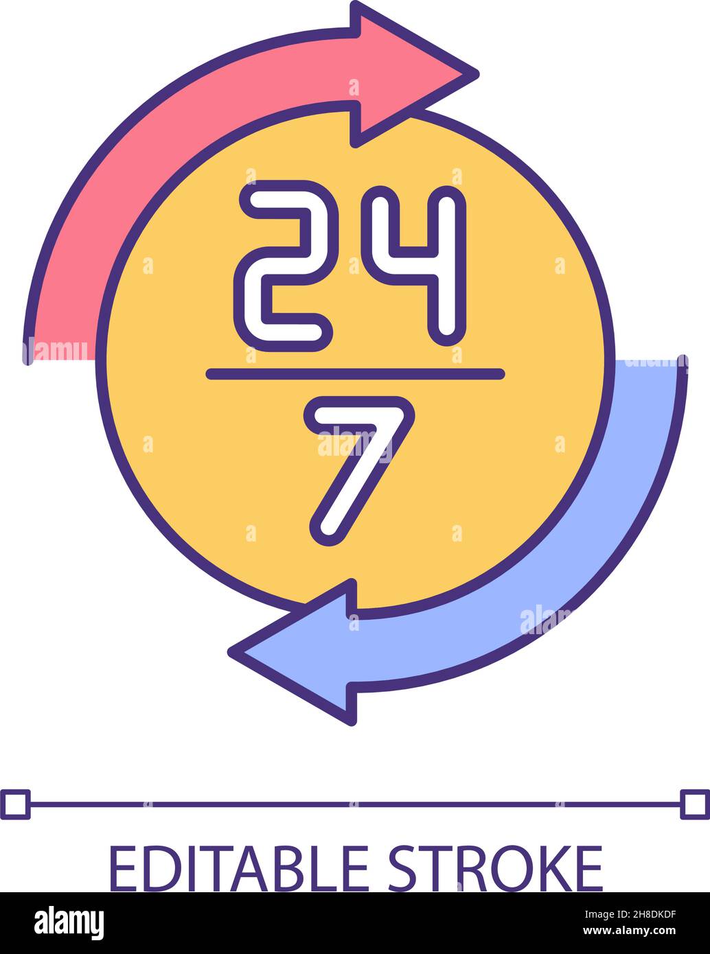 Stop 24 service Cut Out Stock Images & Pictures - Alamy