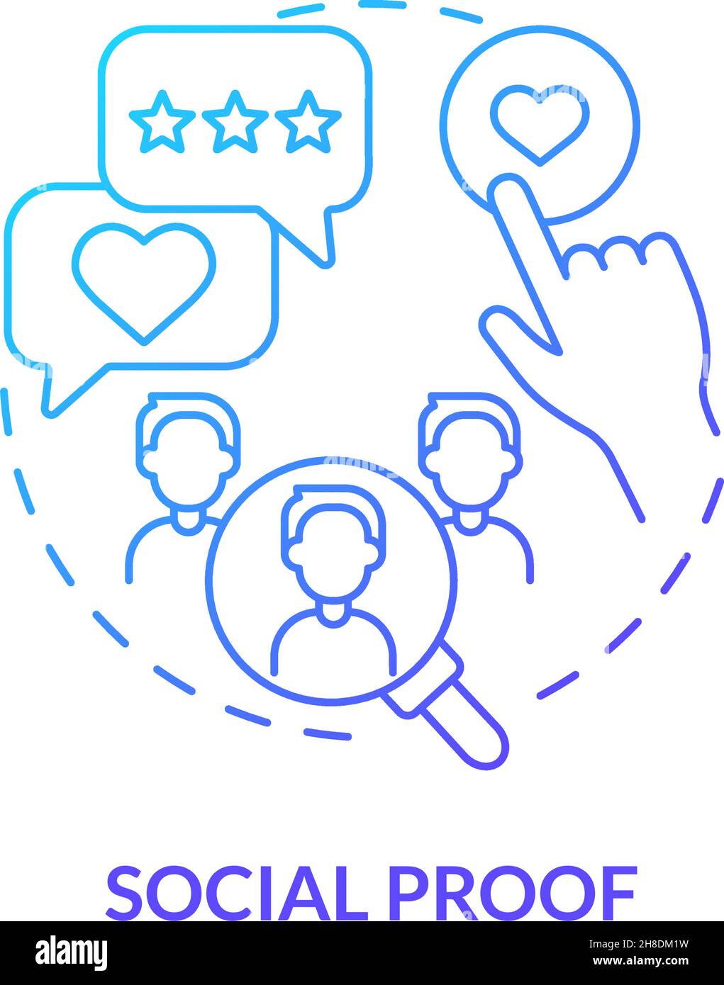 Social proof Stock Vector Images - Alamy