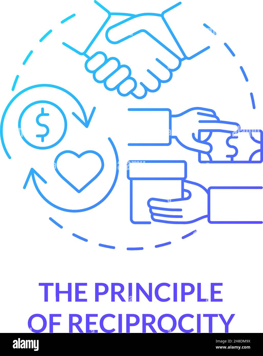 Reciprocity concept icon Stock Vector Image & Art - Alamy