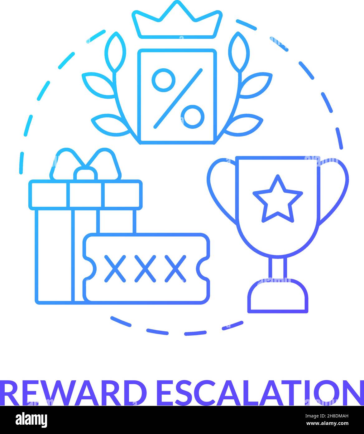 Rewarding consumer concept icon Stock Vector Image & Art - Alamy