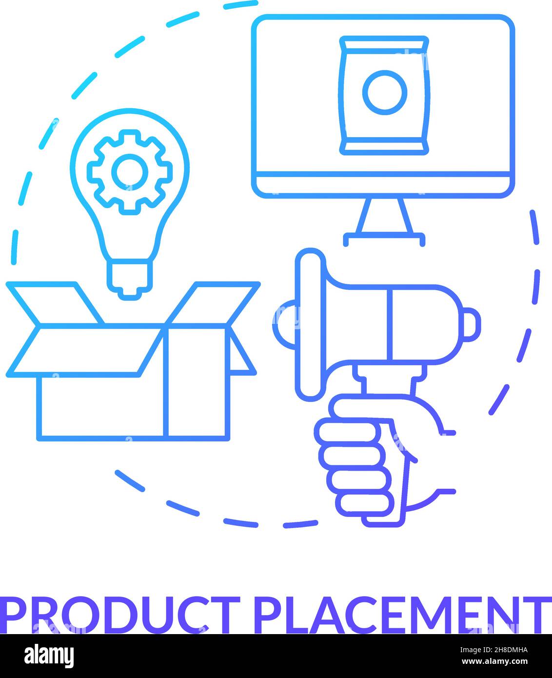 Embedded marketing concept icon Stock Vector Image & Art - Alamy