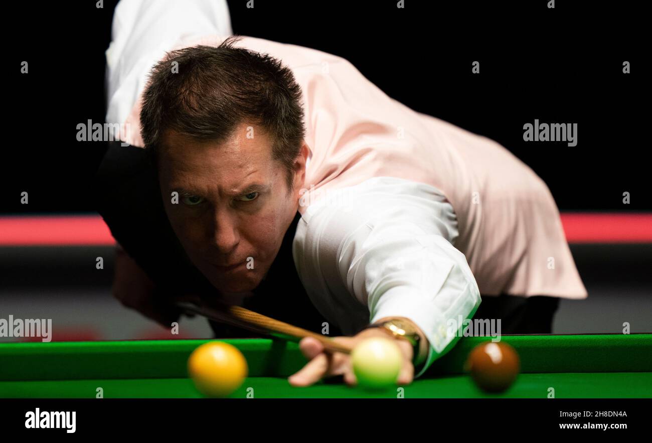 Dominic Dale during his match against Andy Hicks during day seven of ...