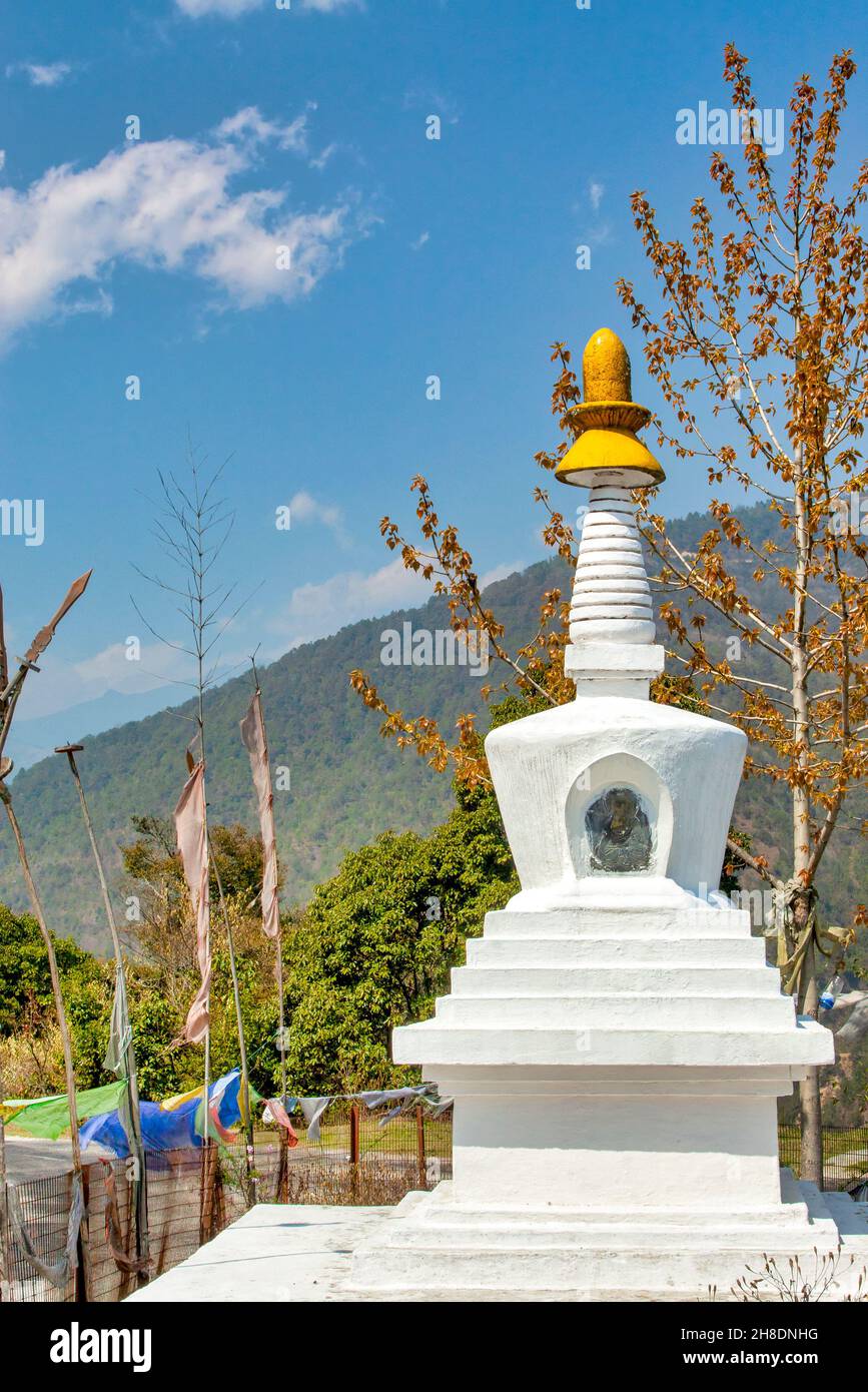Bhutanese style chorten hi-res stock photography and images - Alamy